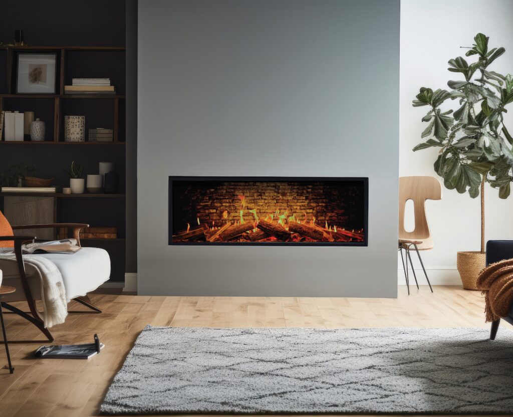 Electric Media Wall Fires | Stoke Flame